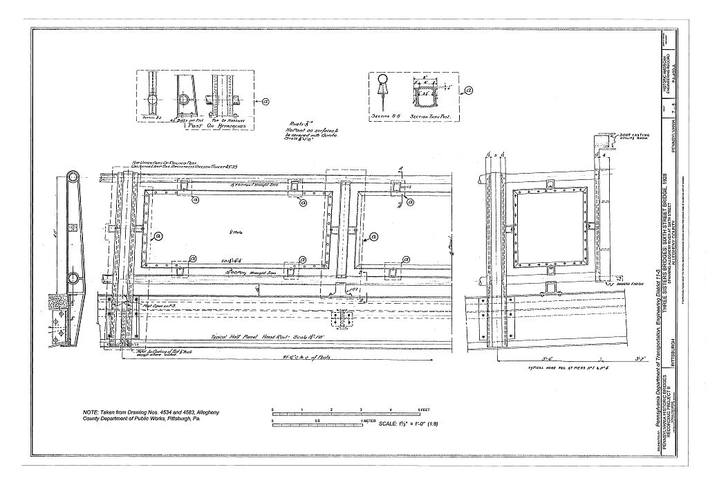 Sixth Street Bridge Drawing - Bridges and Tunnels