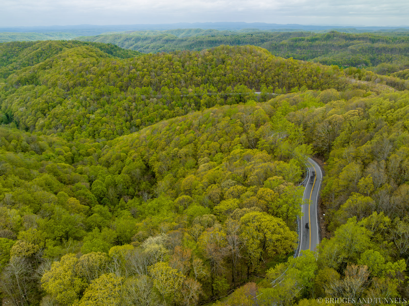 WV Route 10 at Pilot Knob - Bridges and Tunnels