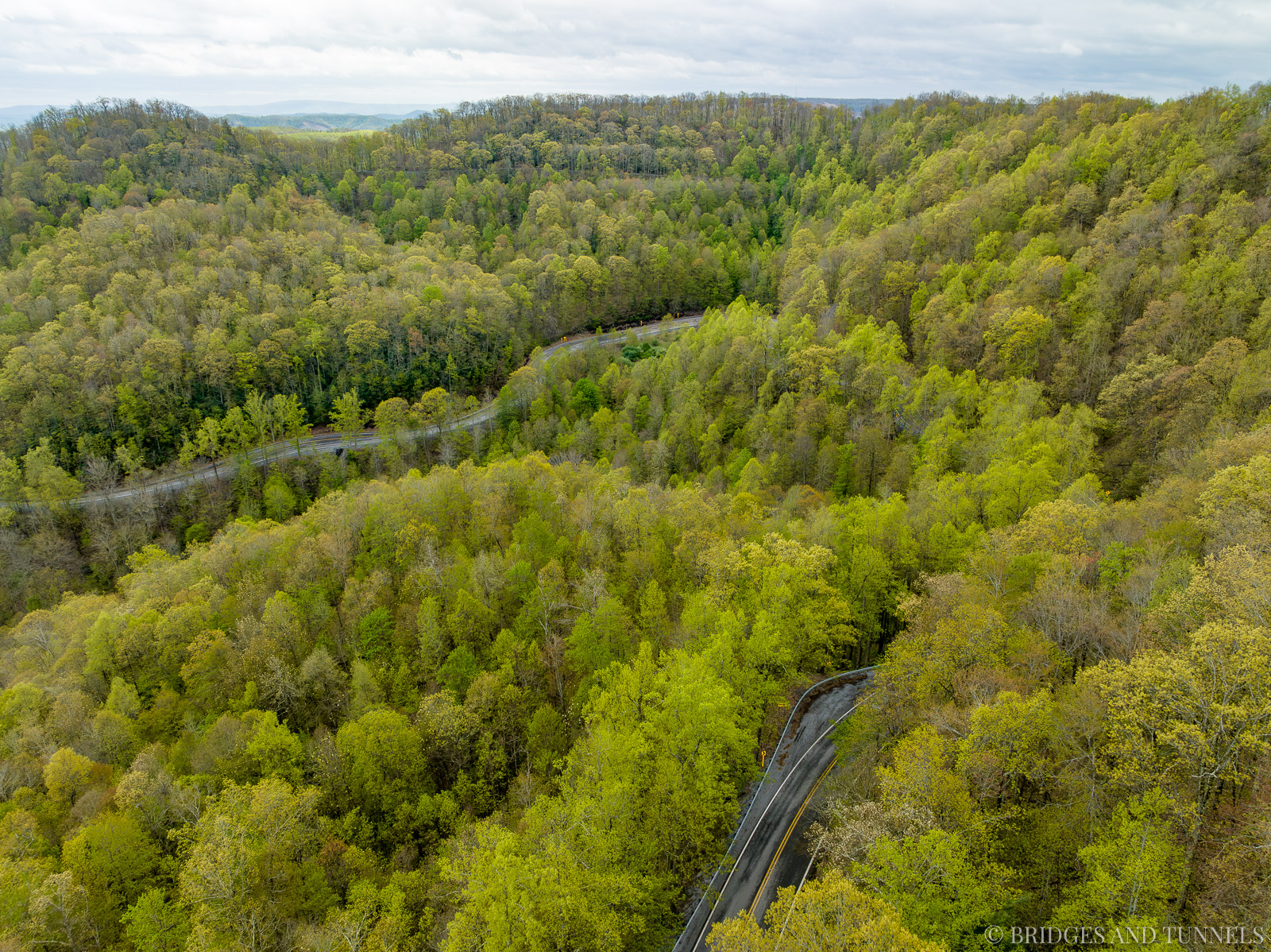 WV Route 10 at Pilot Knob - Bridges and Tunnels