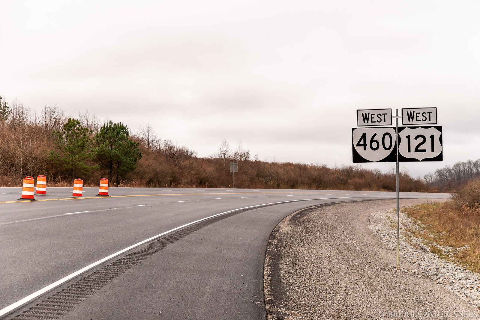 US Route 460 (Corridor Q)/US Route 121 (Coalfields Expressway) at VA ...