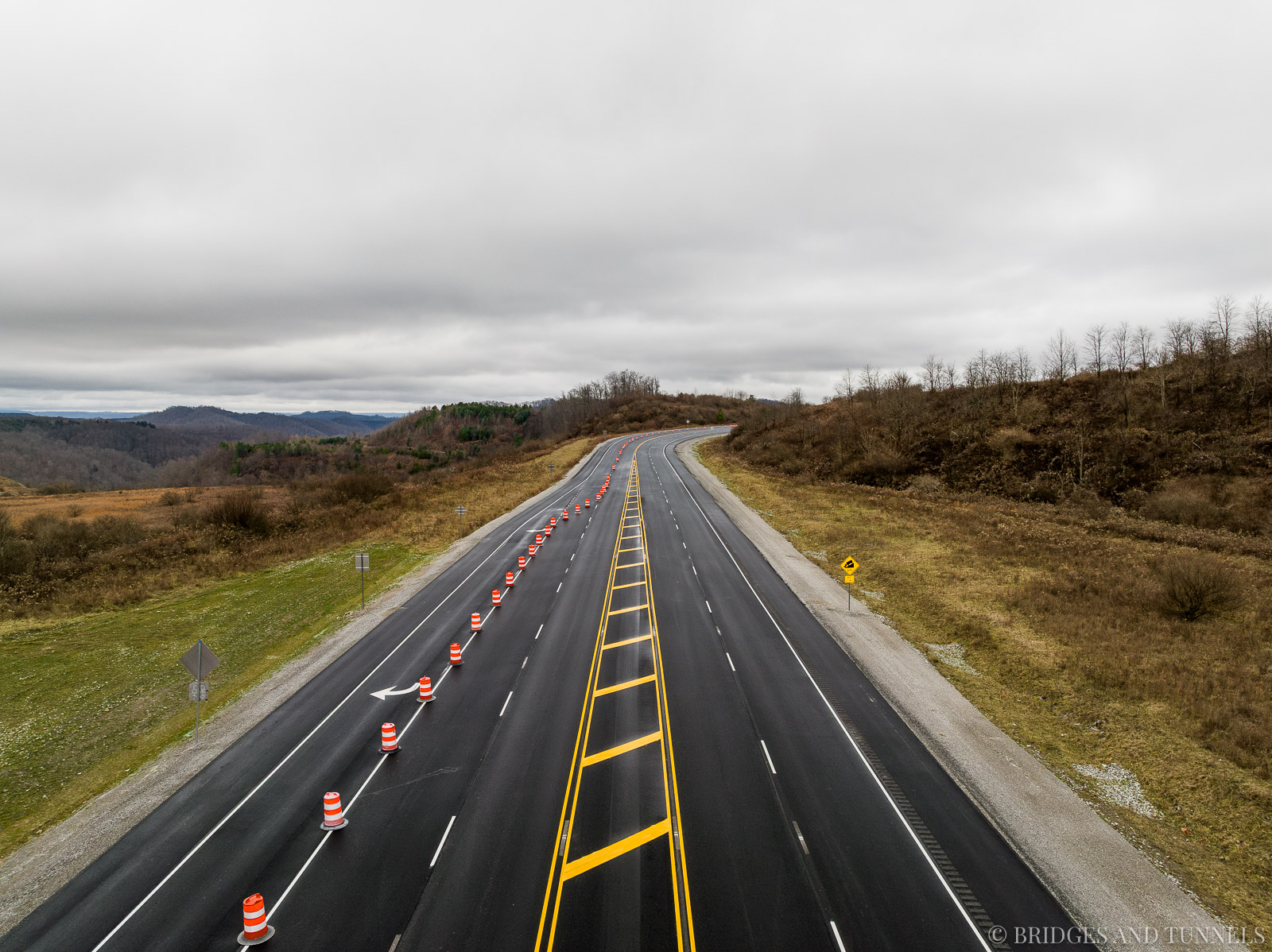 US Route 460 (Corridor Q)/US Route 121 (Coalfields Expressway) west of ...