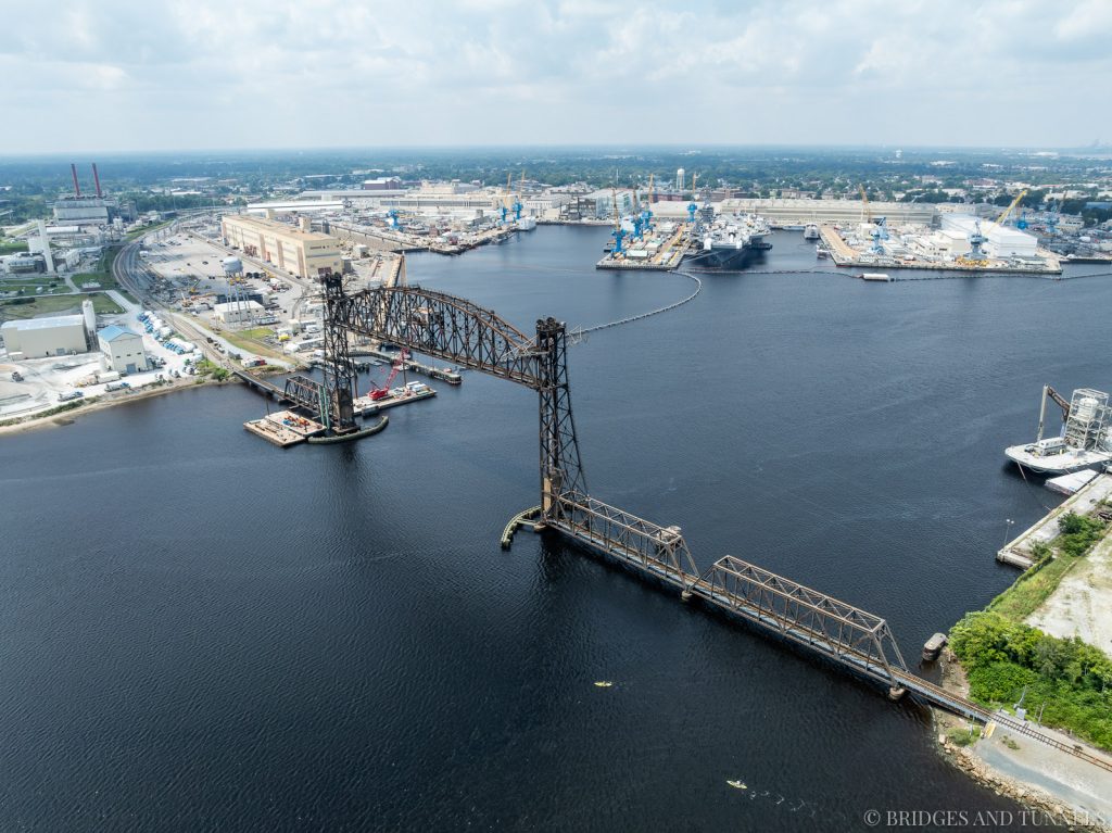 Elizabeth River Lift Bridge (Norfolk & Portsmouth Belt Line Railroad ...