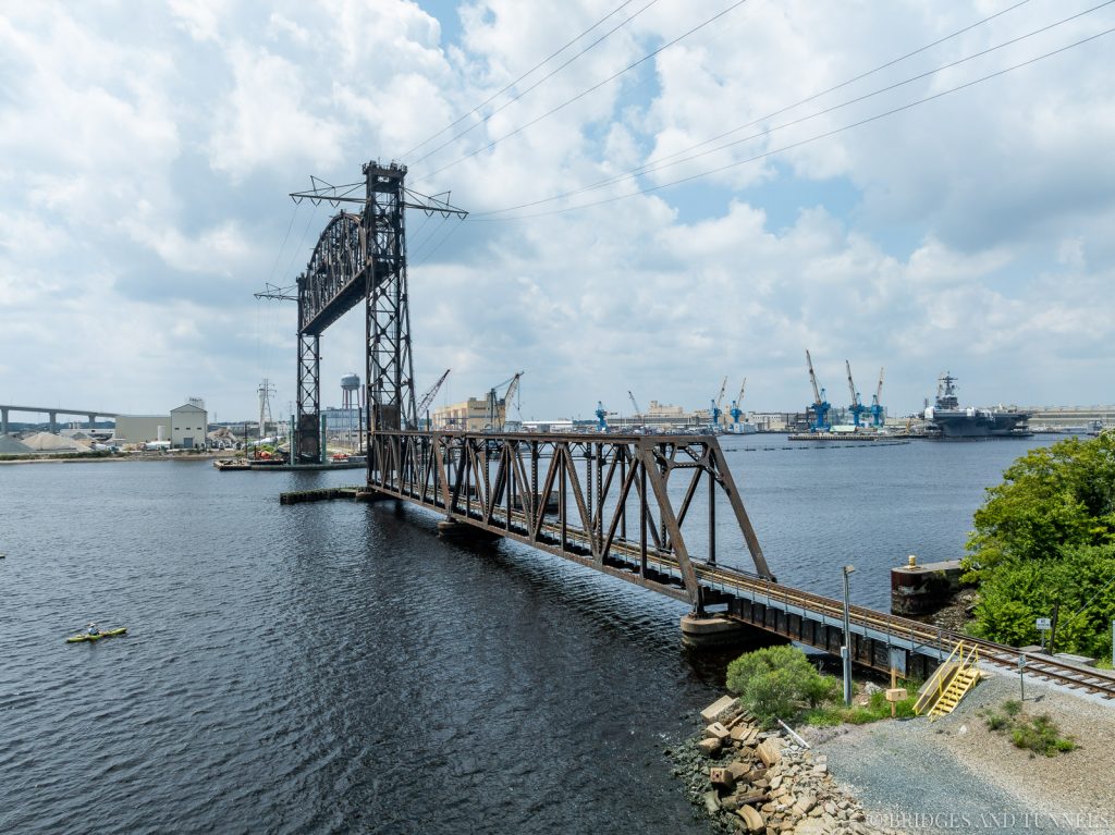 Elizabeth River Lift Bridge (Norfolk & Portsmouth Belt Line Railroad ...